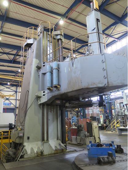 Schiess 3VKE 500/900 197"/355" CNC Openside Vertical Boring Mill with ...