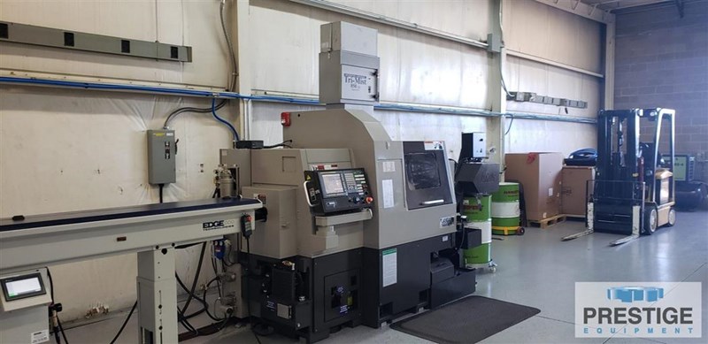 Tsugami S206-II 6-Axis Swiss Type CNC Lathe with Bar Feeder | pressXchange