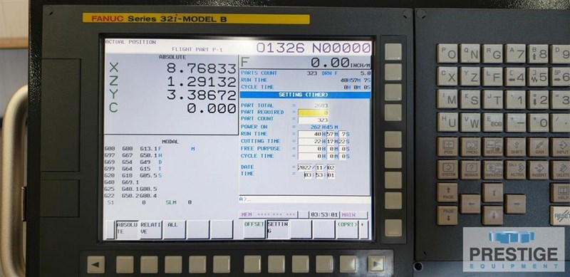 Tsugami S206-II 6-Axis Swiss Type CNC Lathe with Bar Feeder | pressXchange