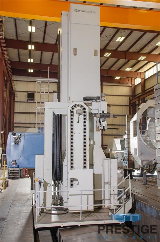 Union PCR160 Plus CNC 6.3" Ram Type Traveling Column Horiz Boring Mill ...