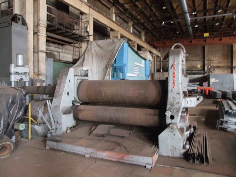 Three rolls pyramid type Plate Bending Machine SOUTHWARK (SOLD ...