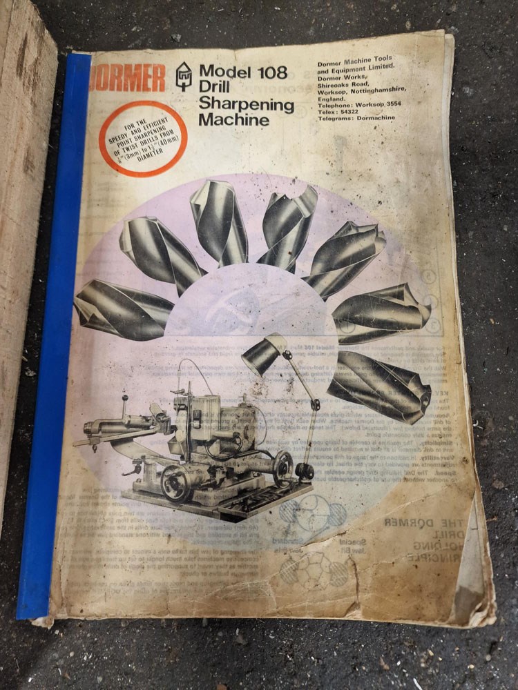 DORMER 108 DRILL SHARPENER | pressXchange