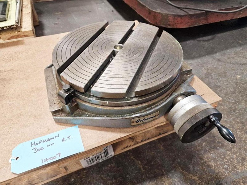 HOFMANN 300mm DIAMETER ROTARY TABLE | pressXchange