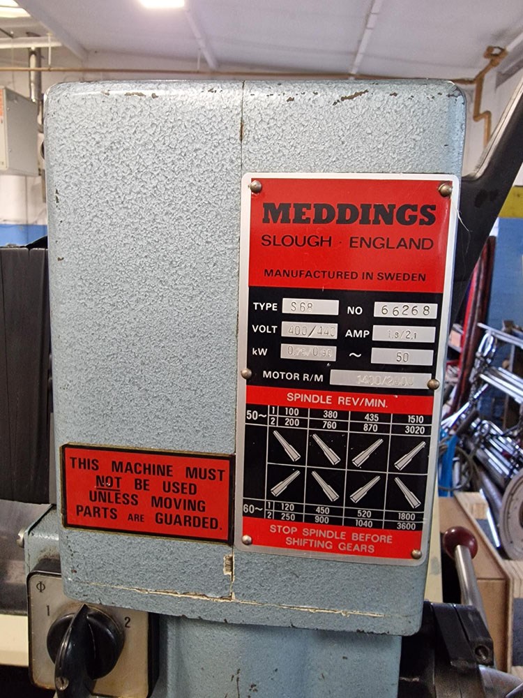 MEDDINGS S68 GEARED HEAD PILLAR DRILL | pressXchange