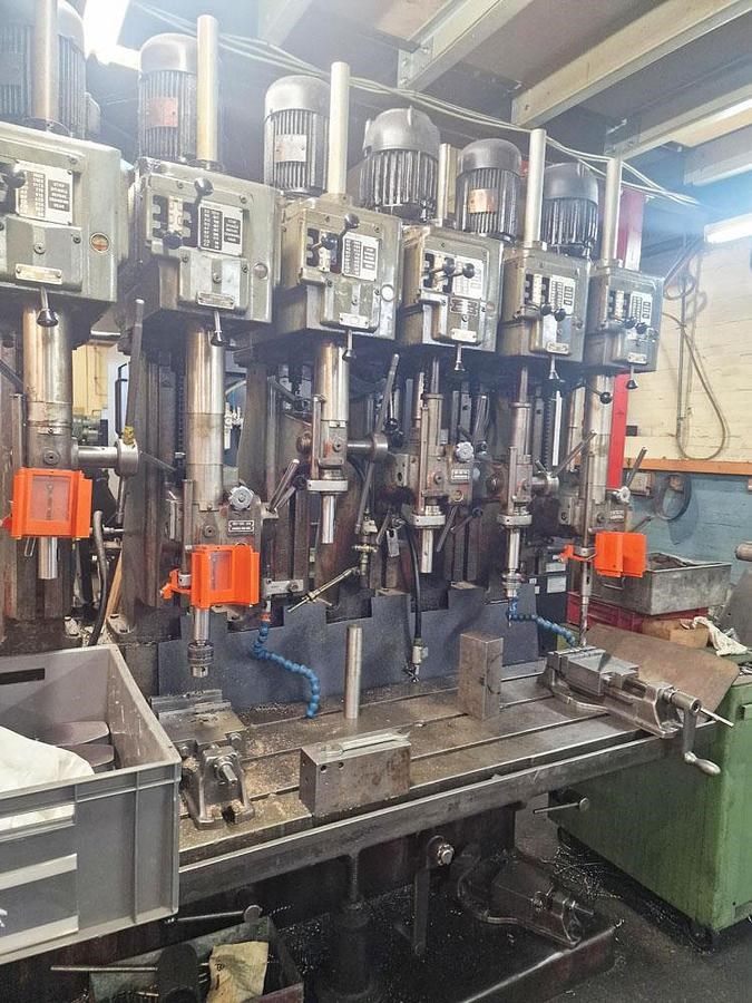 POLLARD 150A / 6 SIX SPINDLE IN-LINE DRILL | pressXchange