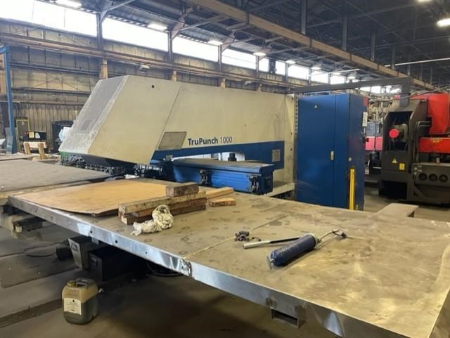 2007 Trumpf Trupunch 1000 CNC Punching Machine, 19 Ton, 15 Station, 50 ...