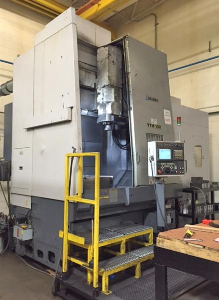 Okuma VTM-100 CNC Vertical Turning Center w/ Live Spindle | pressXchange