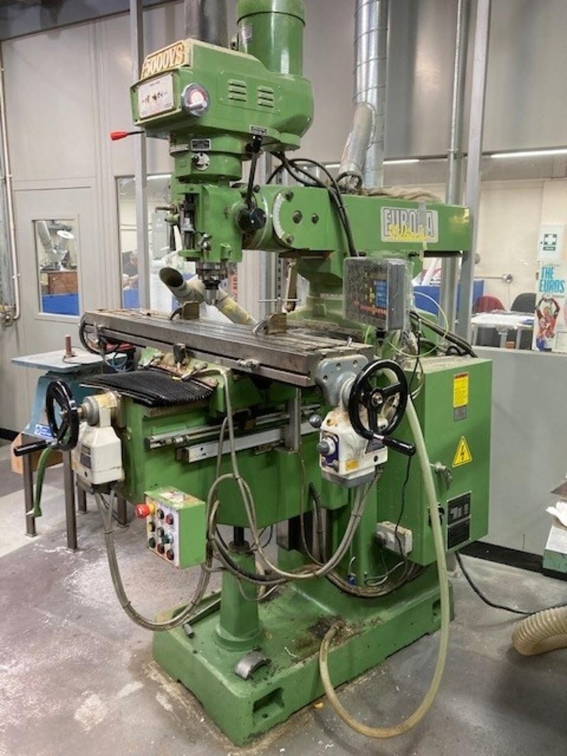 Europa Milltech 5000VS Heavy Duty Turret Mill | pressXchange
