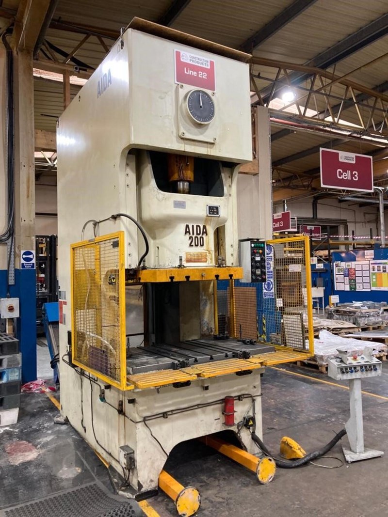 AIDA 200 Ton Power Press | pressXchange