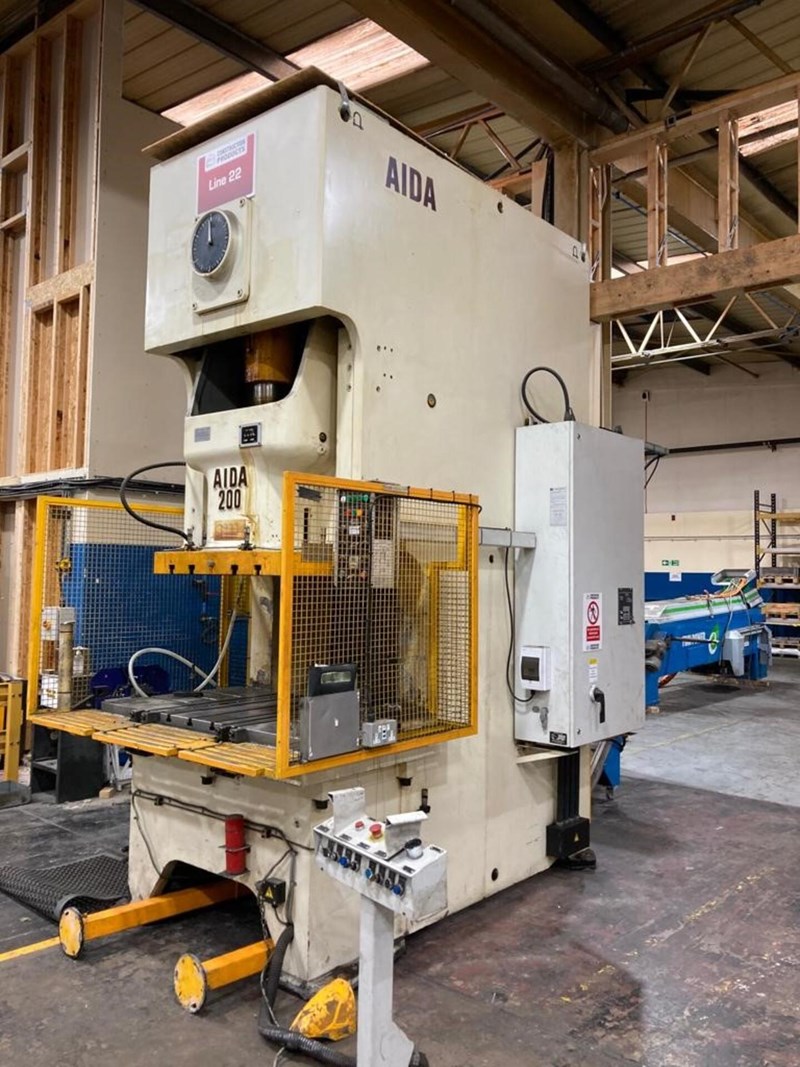 AIDA 200 Ton Power Press | pressXchange