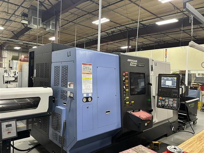 2021 Doosan Puma TT2100SYYB 9 Axis Capable Dual Spindle / Dual Turret ...