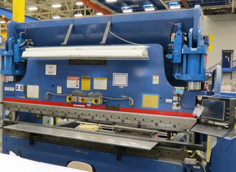 230 Ton Cincinnati 230 AF12 Autoform CNC Hydraulic Press Brake ...