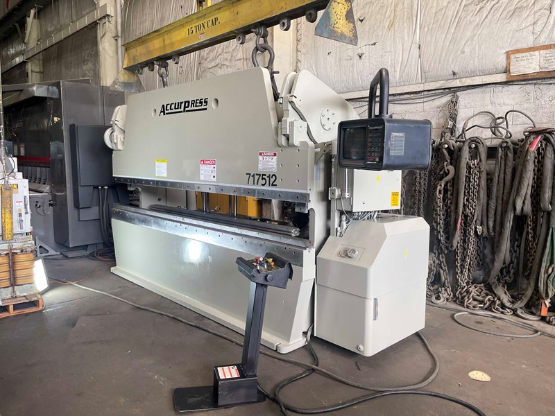 175 Ton X 12' Accurpress Model 717512 Hydraulic Press Brake | pressXchange