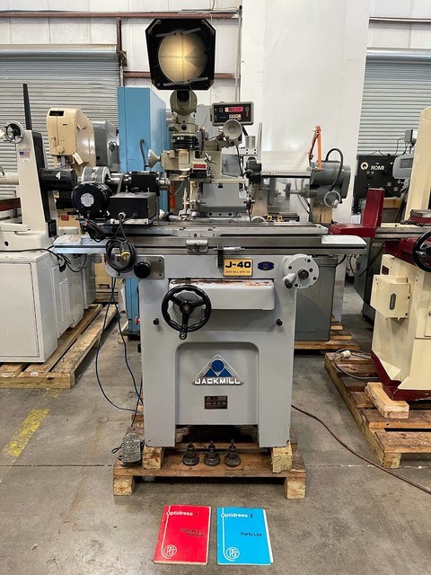 JACK MILL J-40 Tool & Cutter Grinder & OPTIDRESS E Projector Dresser # ...