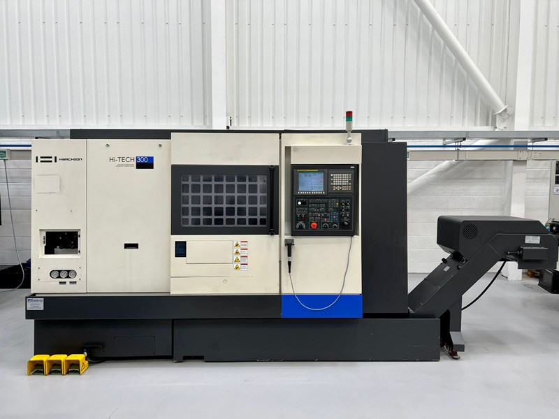HWACHEON Hi-Tec 300 CNC Lathe with Fanuc 0i-TD Control. Year 2012 ...