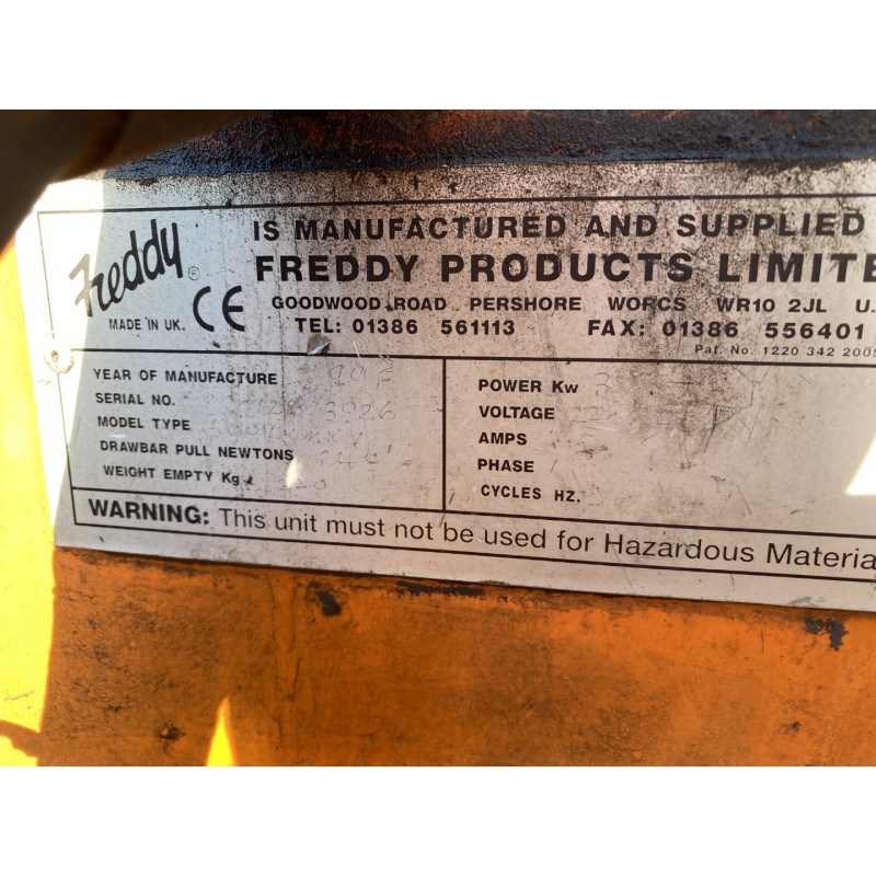 Freddy Coolant Recycling Vacuum Mark V single phase, 500 litre capacity ...