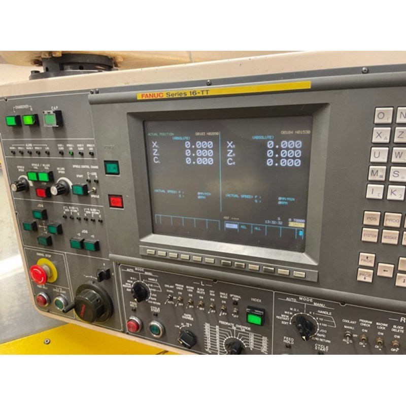 Nakamura Tome TW20 CNC turning centre, twin turret, driven tooling ...