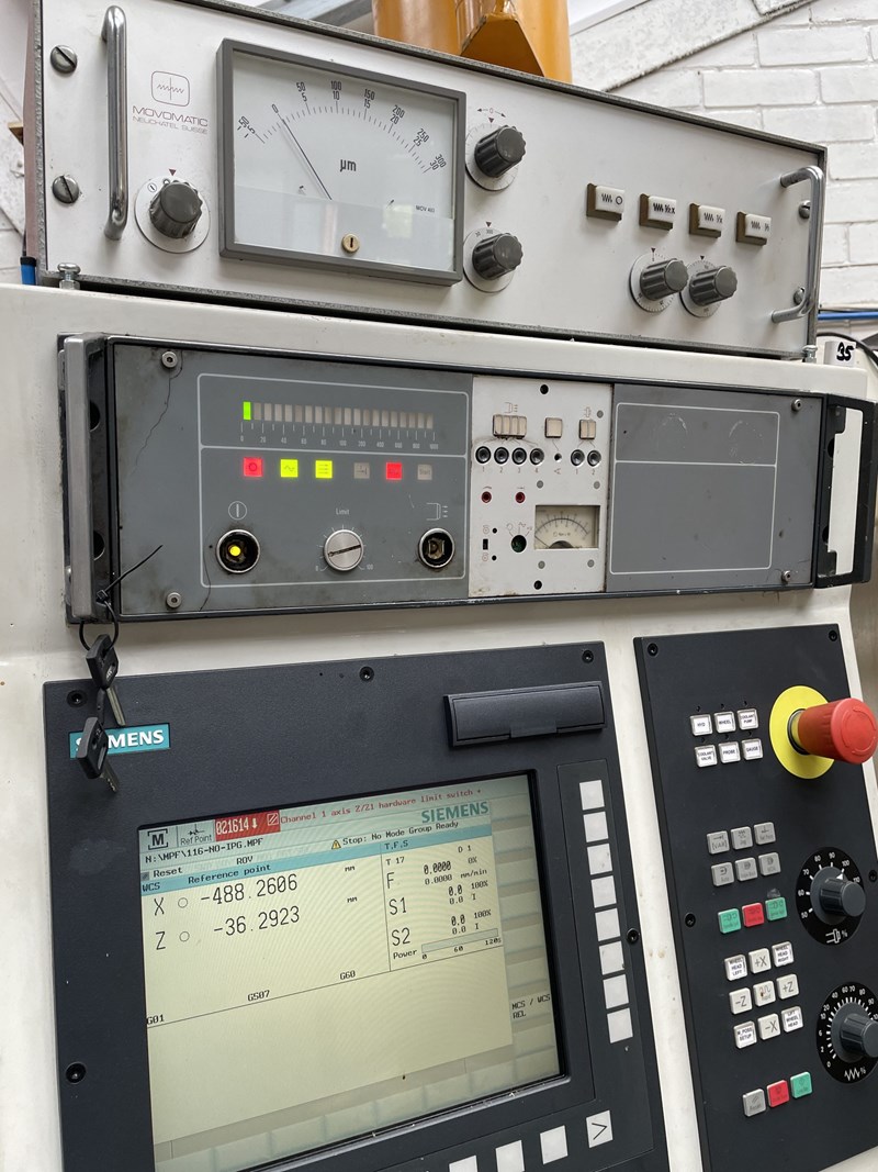 STUDER S35 CNC CYLINDRICAL GRINDER recently updated with new Siemens ...