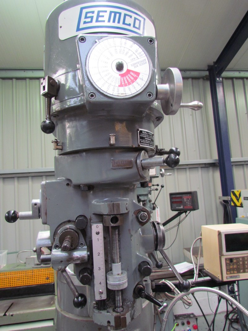 Semco model LC-11/2 VS Turret Milling machine | pressXchange