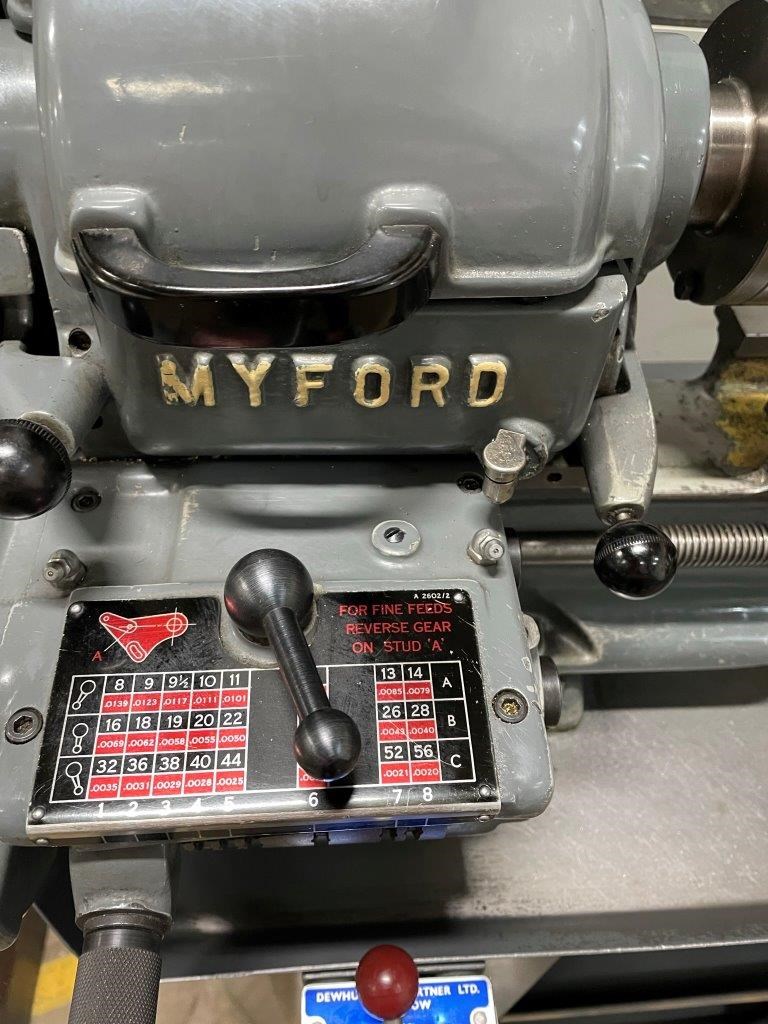 Myford Super 7B Lathe on Cabinet | pressXchange