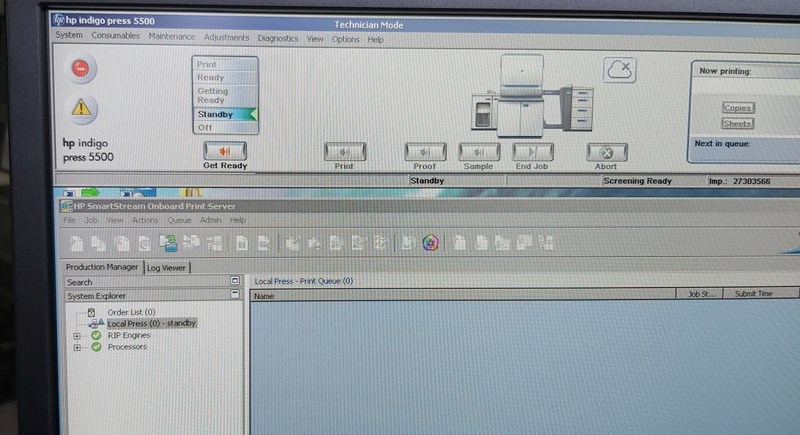 HP Indigo 5500 | pressXchange