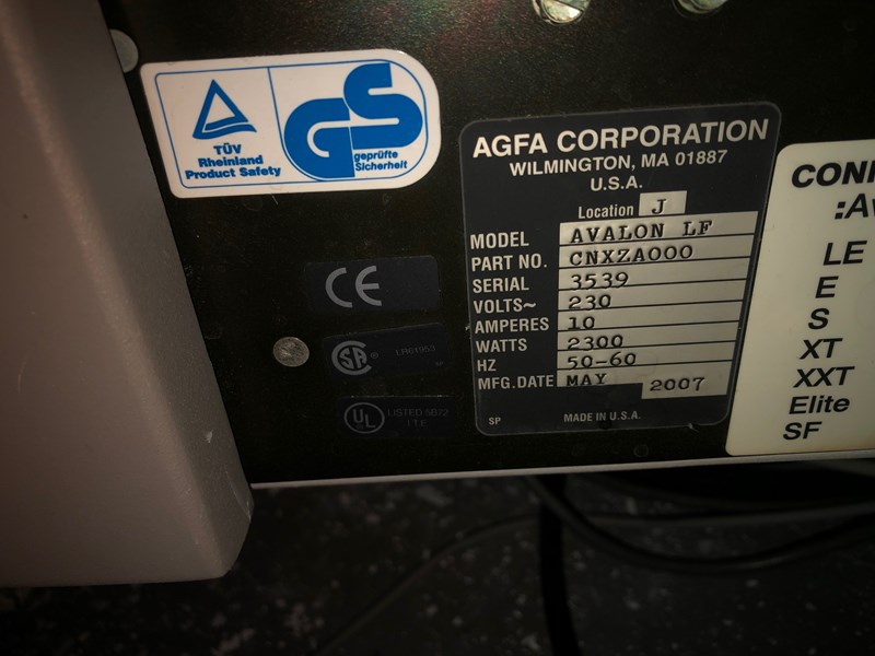 Agfa Avalon LF | pressXchange
