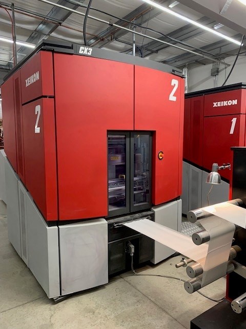 2018 Xeikon CX3 Cheetah Digital Label Press | pressXchange