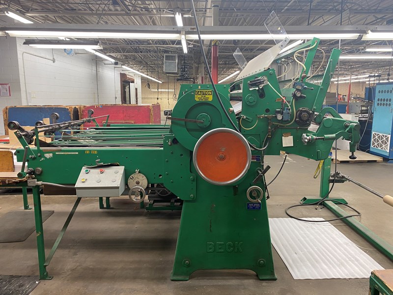 Beck 60" Sheeter with Output Conveyor | pressXchange