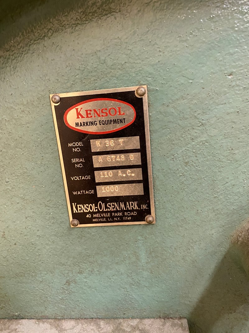 Kensol K 36 T Hot Foil Stamping Press | pressXchange