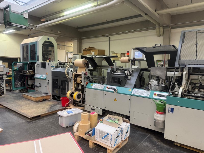 Kolbus BF 527+ FE 604 casing in line | pressXchange