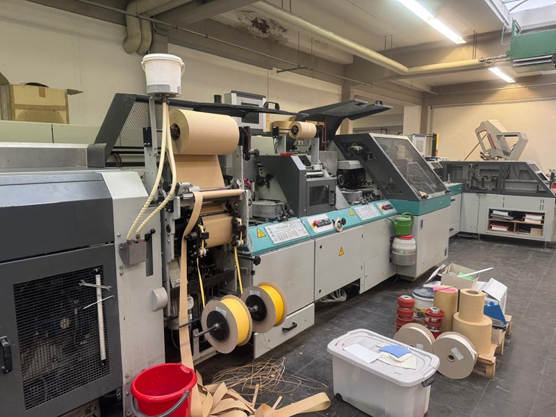 Kolbus BF 527+ FE 604 casing in line | pressXchange