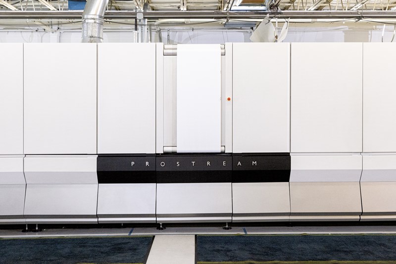 Canon ProStream 1800 & Hunkeler Roll to Sheet Line | pressXchange