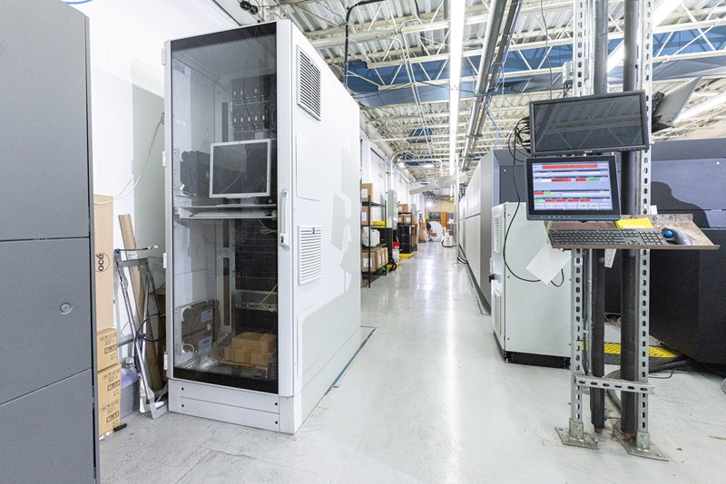 Canon ProStream 1800 & Hunkeler Roll to Sheet Line | pressXchange