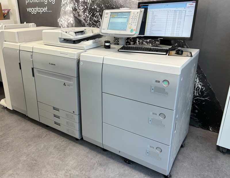 Canon ImagePress C800 with Three-Knife Trimmer + Square Fold | pressXchange