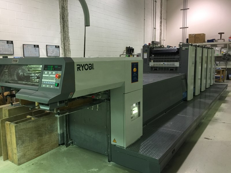Ryobi 685 with GEW Model LEO LED-UV Curing System | pressXchange