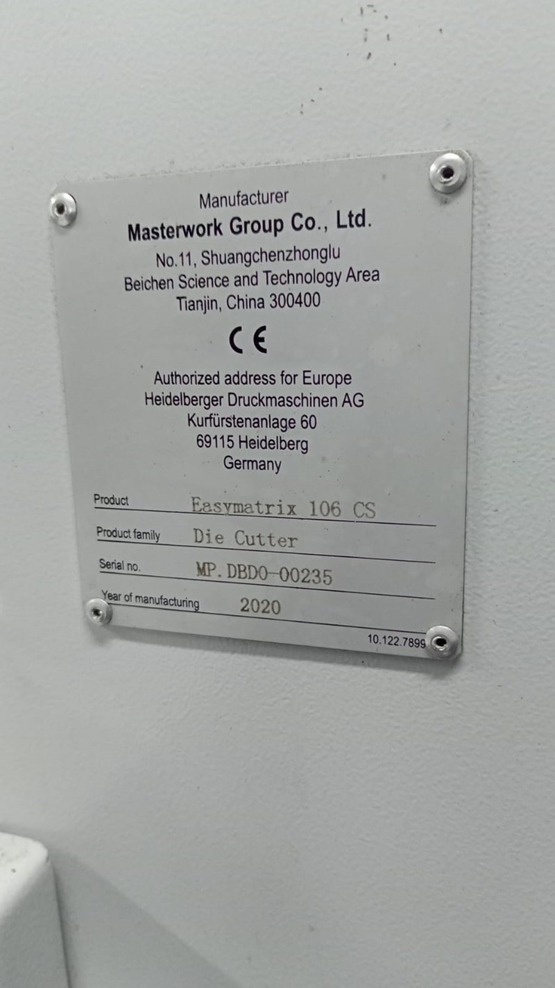 Masterwork Easymatrix 106 CS | pressXchange