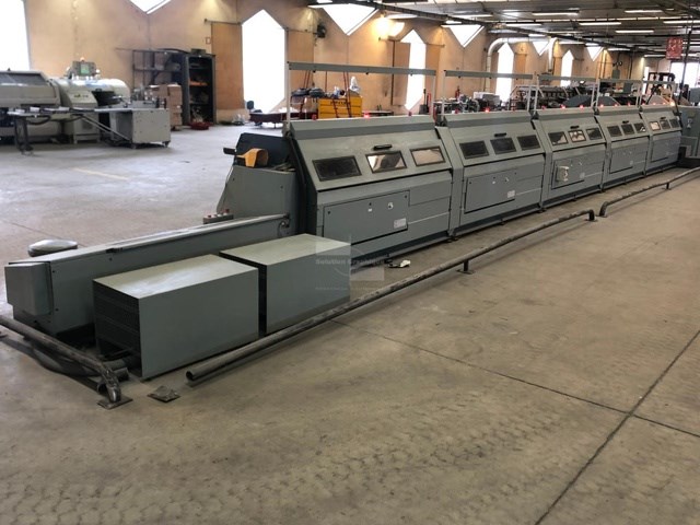 Meccanotecnica Aster Multiplex Plus gathering and sewing line | pressXchange