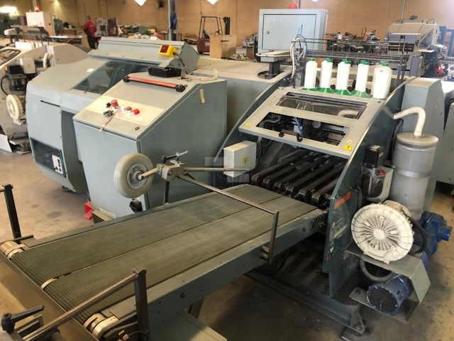 Meccanotecnica Aster Multiplex Plus gathering and sewing line | pressXchange