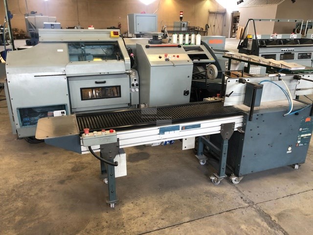 Meccanotecnica Aster Multiplex Plus gathering and sewing line | pressXchange