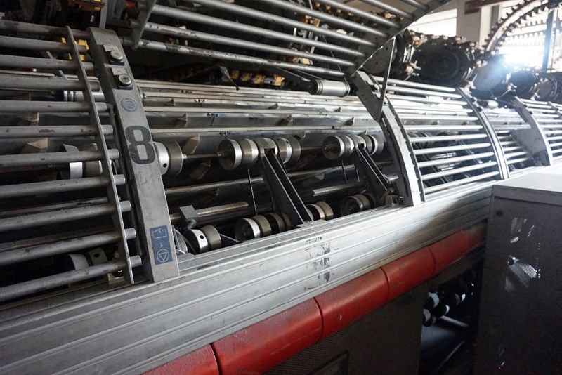 Ferag Type MID-HL-GEH-D-SHT6, 10 Unit Revolver type High Speed Saddle ...