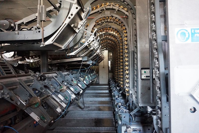 Ferag Type MID-HL-GEH-D-SHT6, 10 Unit Revolver type High Speed Saddle ...