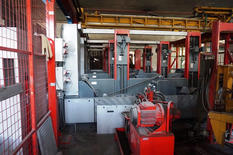 Ferag Type MID-HL-GEH-D-SHT6, 10 Unit Revolver type High Speed Saddle ...