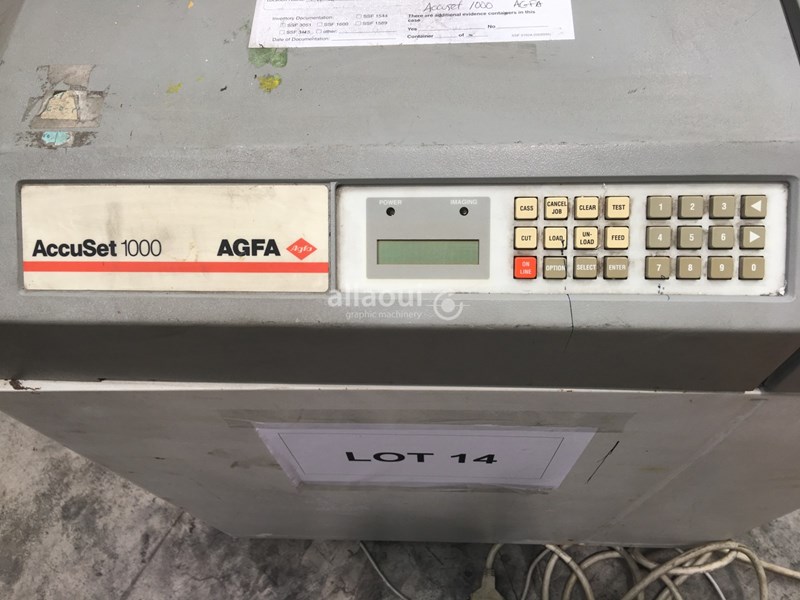 Agfa AccuSet 1000 | pressXchange