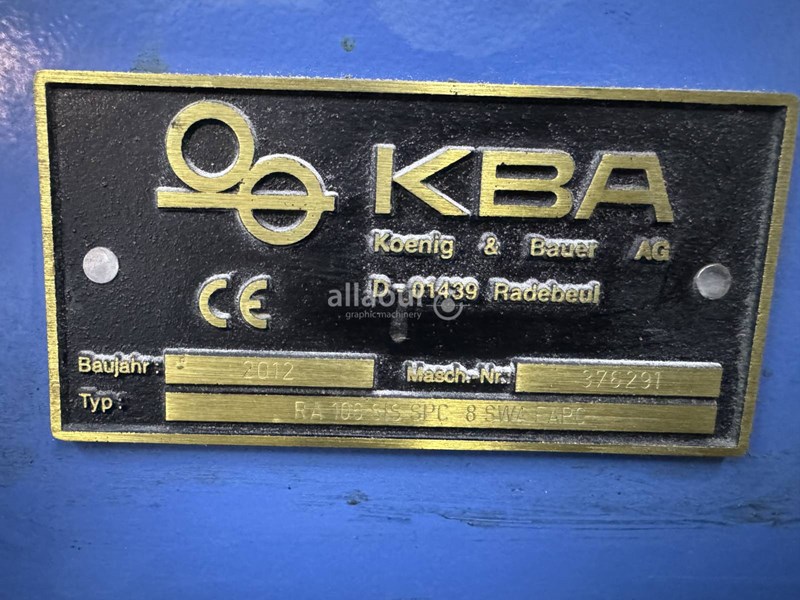 KBA RA 106-8 SW4 SIS SPC | pressXchange