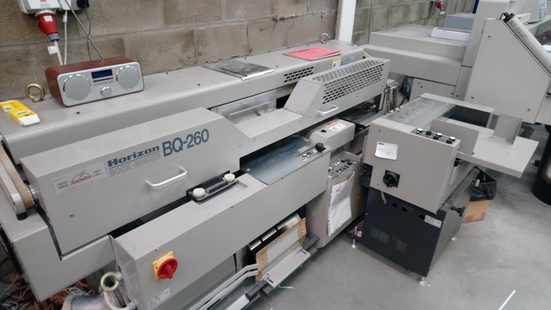 Horizon BQ 260 Adhesive Binder | pressXchange