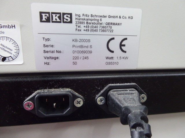 FKS PrintBind KB 2000S | pressXchange