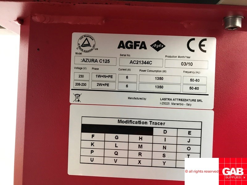 Agfa Azura C125 | pressXchange