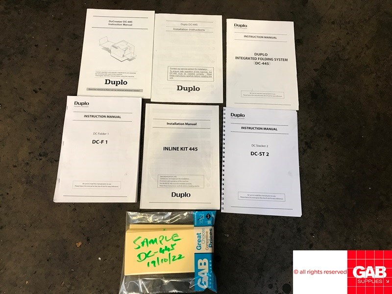 Duplo DC-445 & DC-F1 | pressXchange