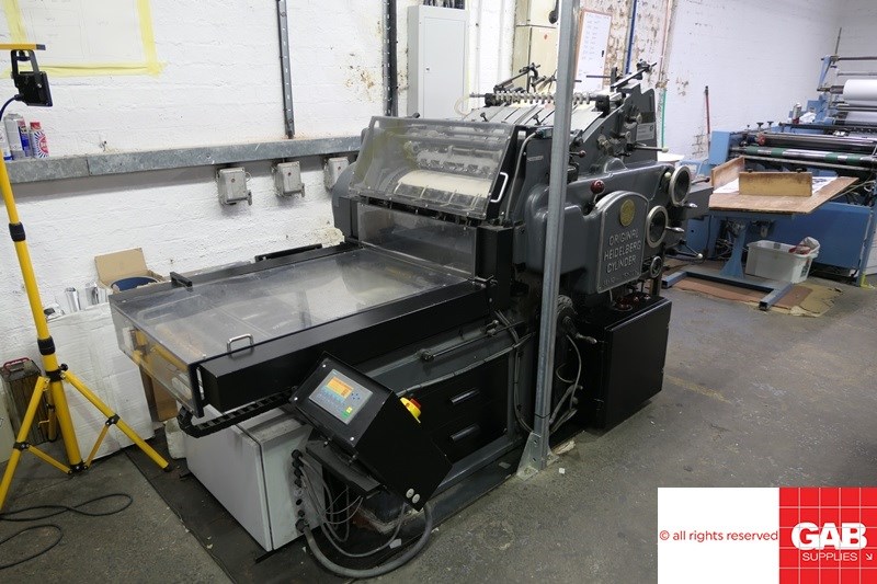 Heidelberg KS Cylinder with Gold Foiling | pressXchange