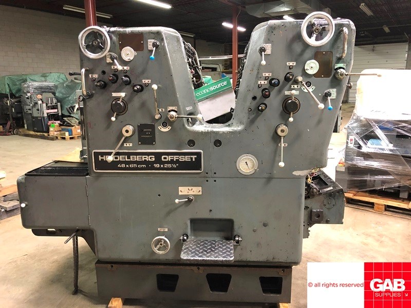Heidelberg SORKZ two colour offset | pressXchange